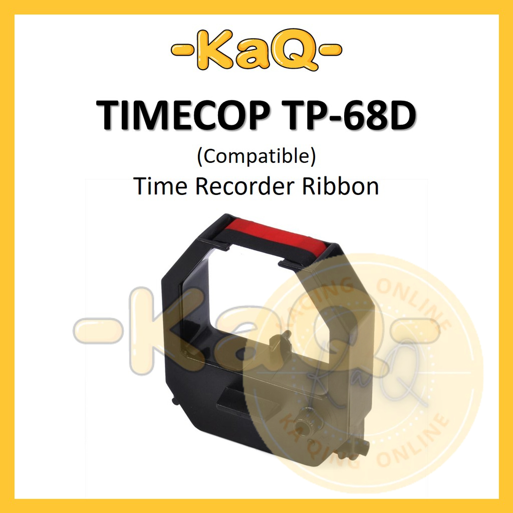 TIMECOP TP68D TP 68 Punch Card / Time Recorder Ink Ribbon Dual Color ...
