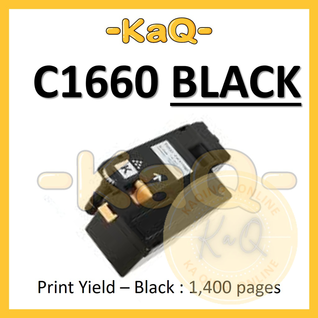 DELL C1660 BLACK C1660W C1660 C 1660 W 1660W Compatible Printer Toner ...