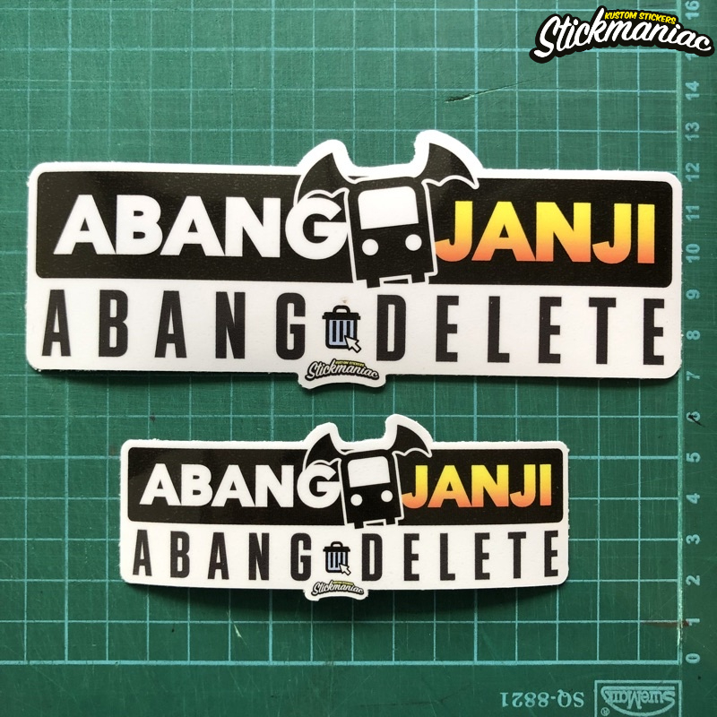 Abang Janji Abang Delete sticker Stickmaniac | Shopee Malaysia