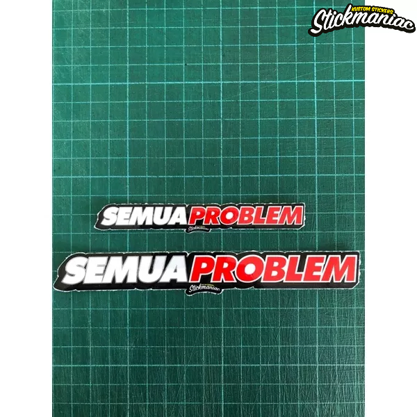 Problem sticker Semua Problem Stickmaniac | Shopee Malaysia