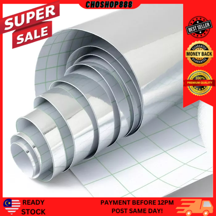 Silver Chrome Sticker Door Lining Glass Moulding Car Wrap Sticker ...