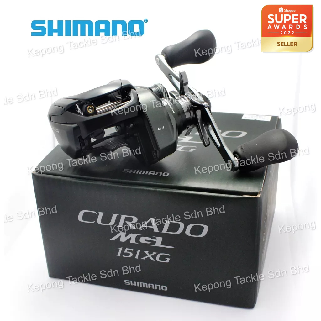 21 Shimano Curado MGL 151HG 151XG 151 fishing baitcasting Reel with 1 Year Local Warranty & Free ...