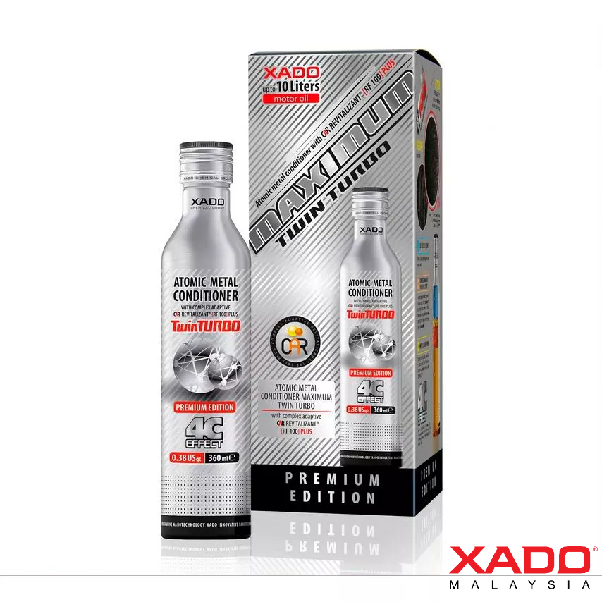 Xado Atomic Metal Conditioner Maximum Twin Turbo 360ML | Shopee Malaysia
