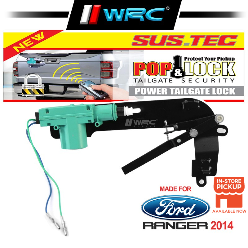Sus-Tec Pop & Lock Ford Ranger 2014 Tailgate Security Lock System ...
