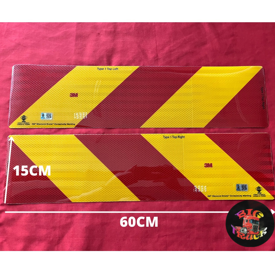stiker lori/sticker lorry/sticker puspakom/3M reflective sticker ...