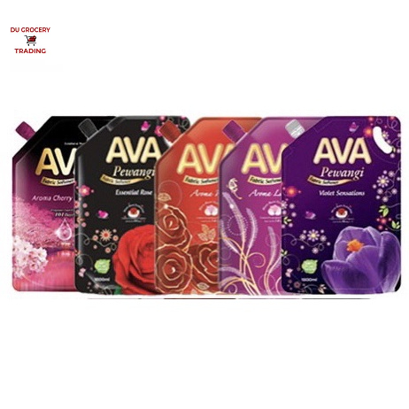 Ava Fabric Softener Refill (1.4 L) - Softlan - Essential Rose / Violet ...