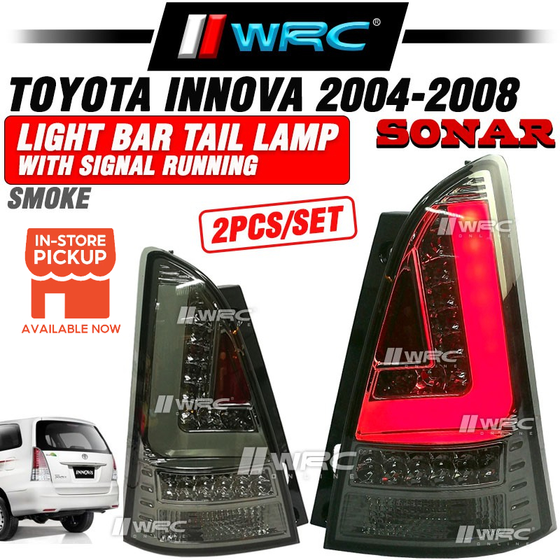 Sonar Toyota Innova 2004 - 2014 Light Bar Tail Lamp With Signal Running ...