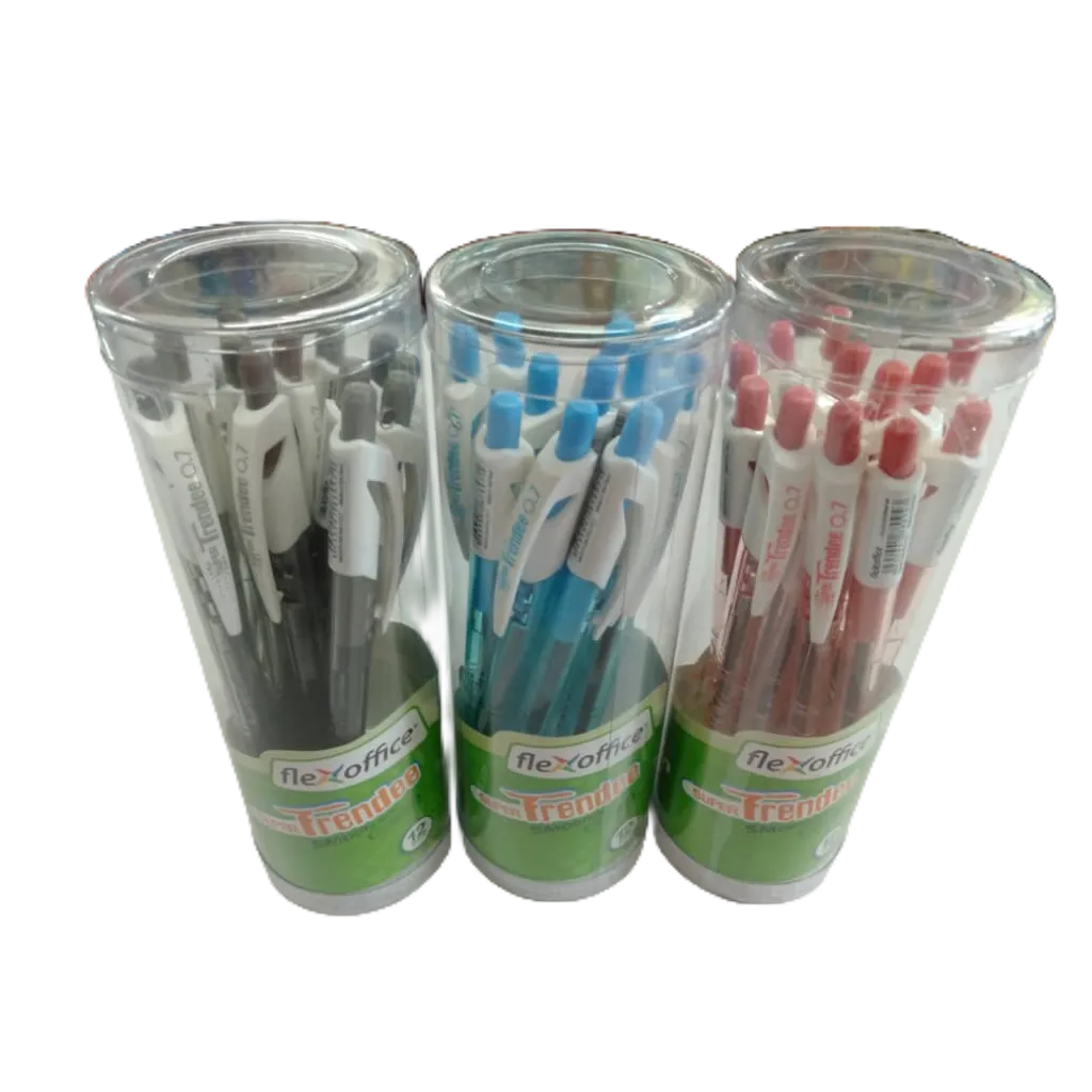 Flexoffice Super Trendee Smooth Ink Pen 0.5mm / 0.7mm (12pcs/Drum ...