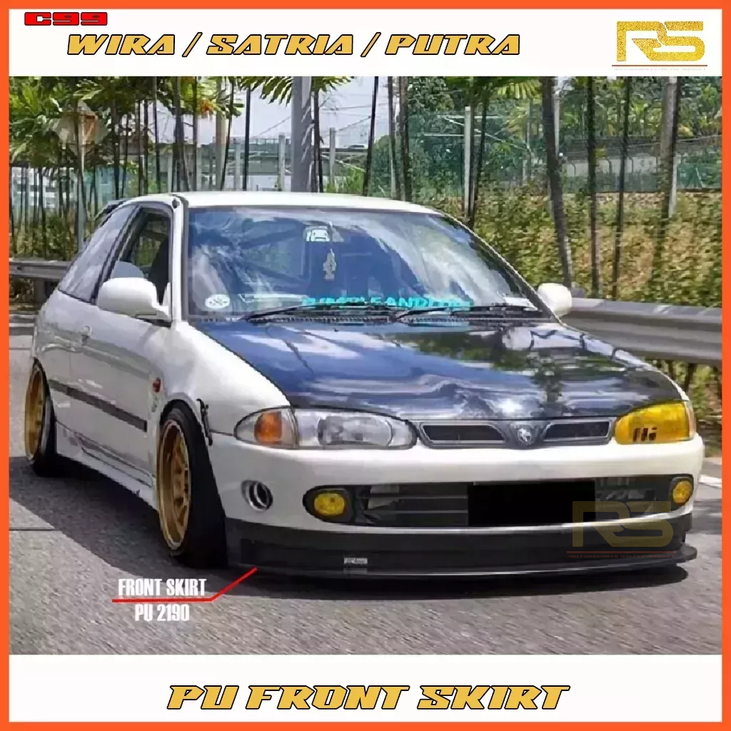 🔥READY STOCK🔥MDM Proton Wira C99 / Satria / Putra PU Front Skirt ...