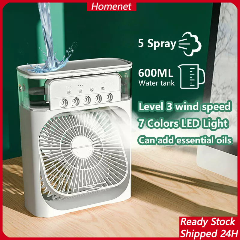 🔥READY STOCK🔥Portable USB Mini Aircond, Air Cooler, Mist Fan, Kipas ...