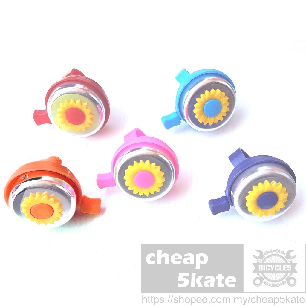 Bicycle Bike Scooter Bell Ring Loceng Basikal (Flower Design Small Bell ...