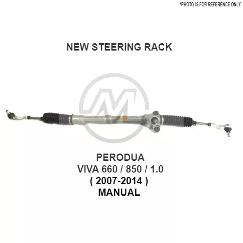 NEW STEERING RACK PERODUA VIVA 660 VIVA 850 VIVA 1.0 2007'' - 2014 ...