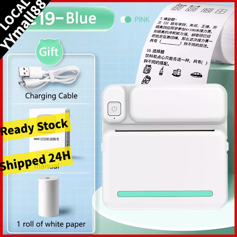Lowest price mini Portable Thermal Printer Pocket Printer Wireless ...