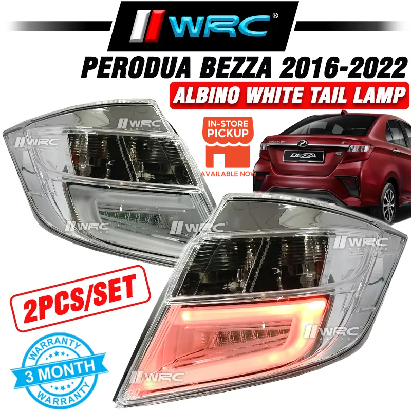 Perodua Bezza 2016 - 2022 Albino White Tail Lamp | Shopee Malaysia