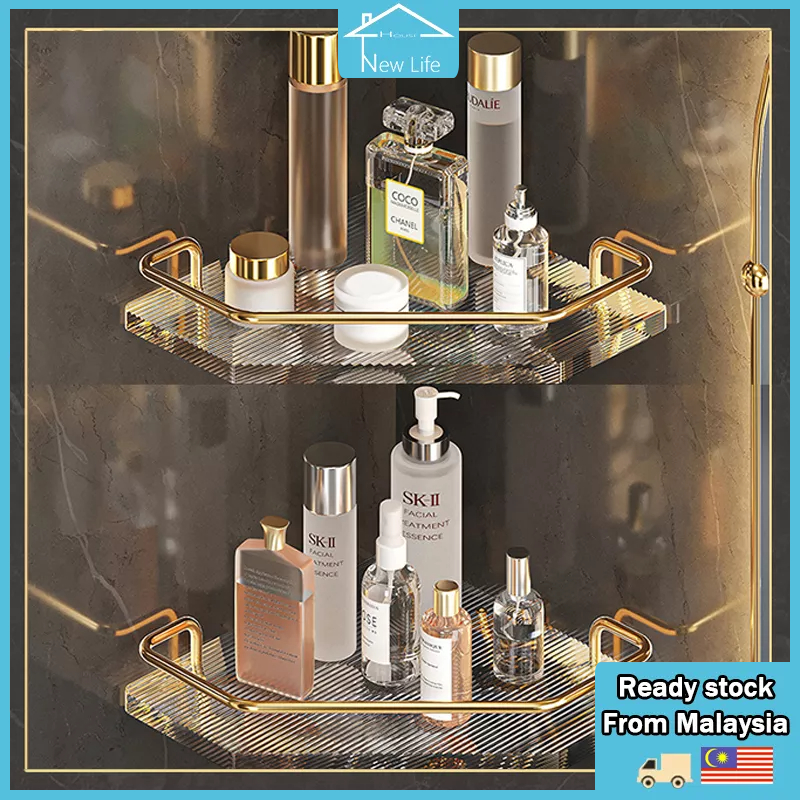 Bathroom Shelf Triangle Rack/Toilet Rack Accessories/Bathroom Storage ...