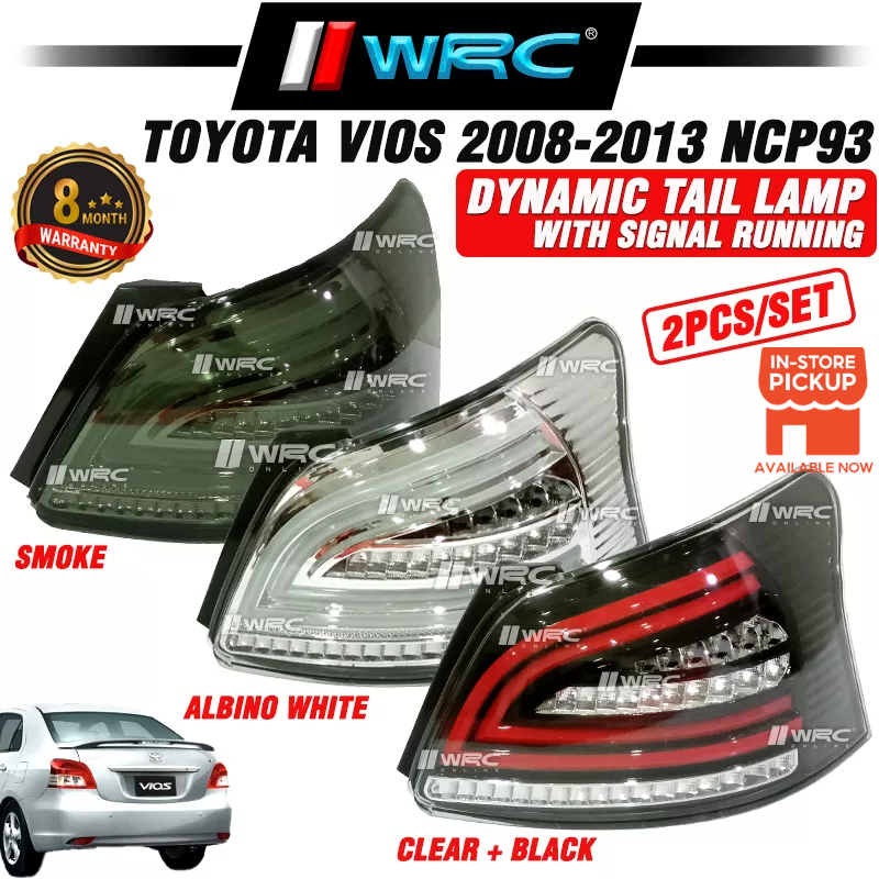 Toyota Vios 2008 - 2013 NCP93 Dynamic Tail Lamp With Signal Running ...