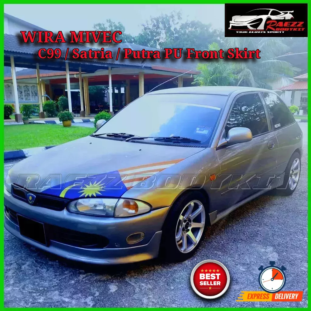 💥Ready Stock💥MDM Proton-Wira C99 / Satria / Putra PU Front Skirt ...