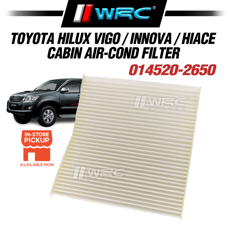 Toyota 014520 - 2650 Cabin Air-cond Filter ( Hilux Vigo KUN25 KUN26 ...