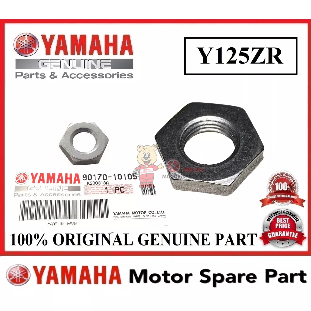 100% ORIGINAL YAMAHA Y125ZR BALANCER WEIGHT NUT 0 90170-10105 ENGINE ...