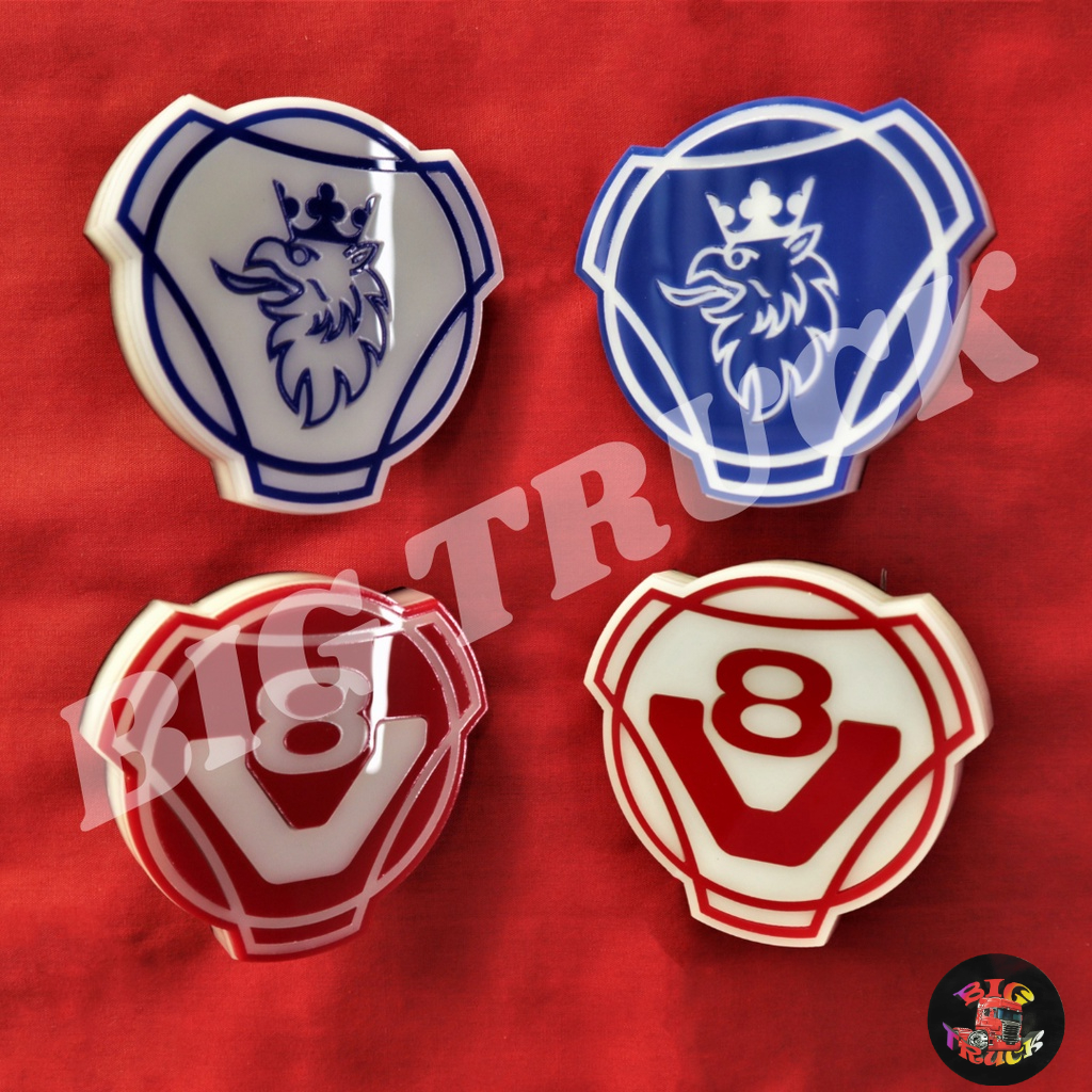 SCANIA V8/Lion/Eagle Logo Small LED Type 24V High Quality/ 斯堪尼亚 ...