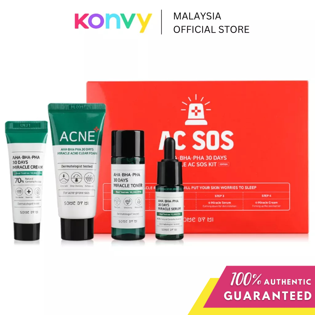 Some By Mi AHA-PHA-BHA 30Days Miracle AC SOS Kit | Shopee Malaysia