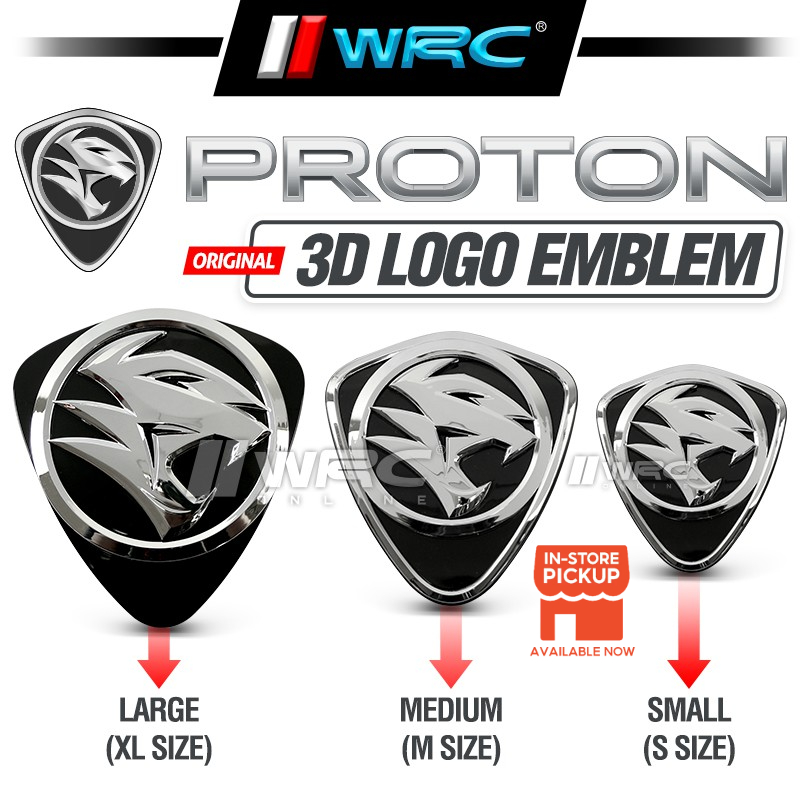 3D Proton Logo Emblem (Small/Medium/Large Size) | Shopee Malaysia