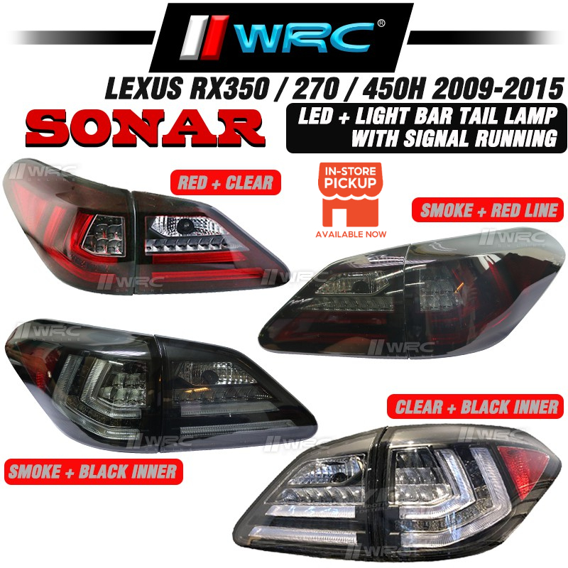 Sonar Lexus / Harrier RX350 /RX270 / RX450H 2009 - 2015 Led + Light Bar ...