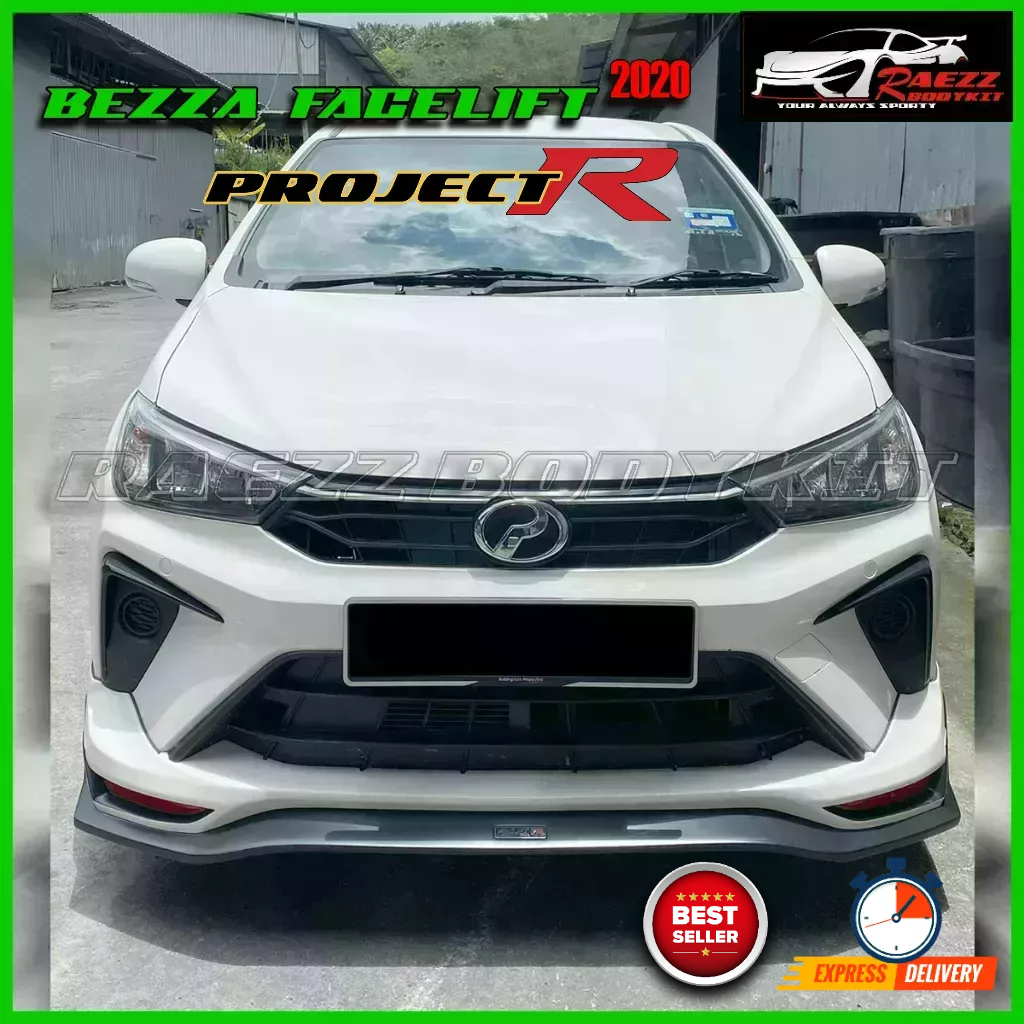 Perodua Bezza 20 Facelift *Project R* PU Bodykit ( Without Paint ...