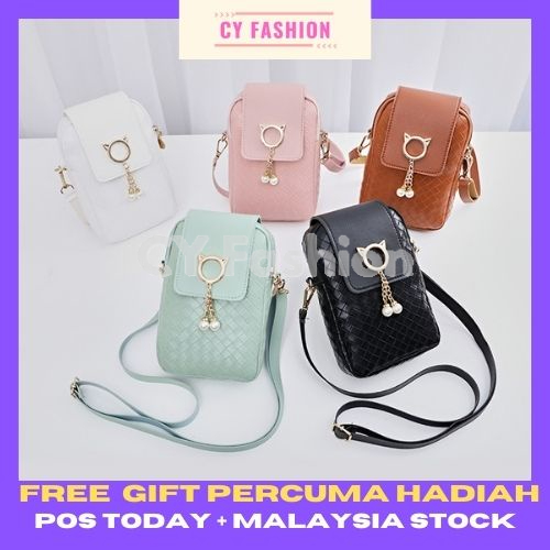 [CY FASHION] 1202 Korean Women Fashion Sling Bag Shoulder Bag Mobile ...