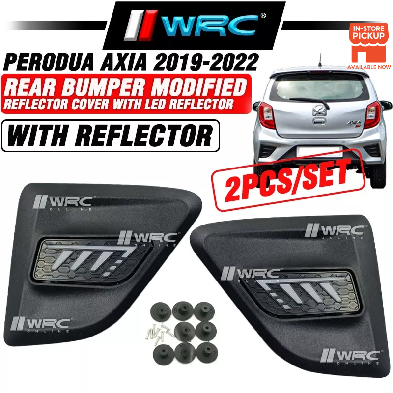 Perodua Axia 2019 - 2022 Rear Bumper Modified Reflector Cover With Led ...