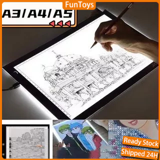 A3 A4 LED Copy Board Light Pad Drawing Tracing Tablet Copyboard ...