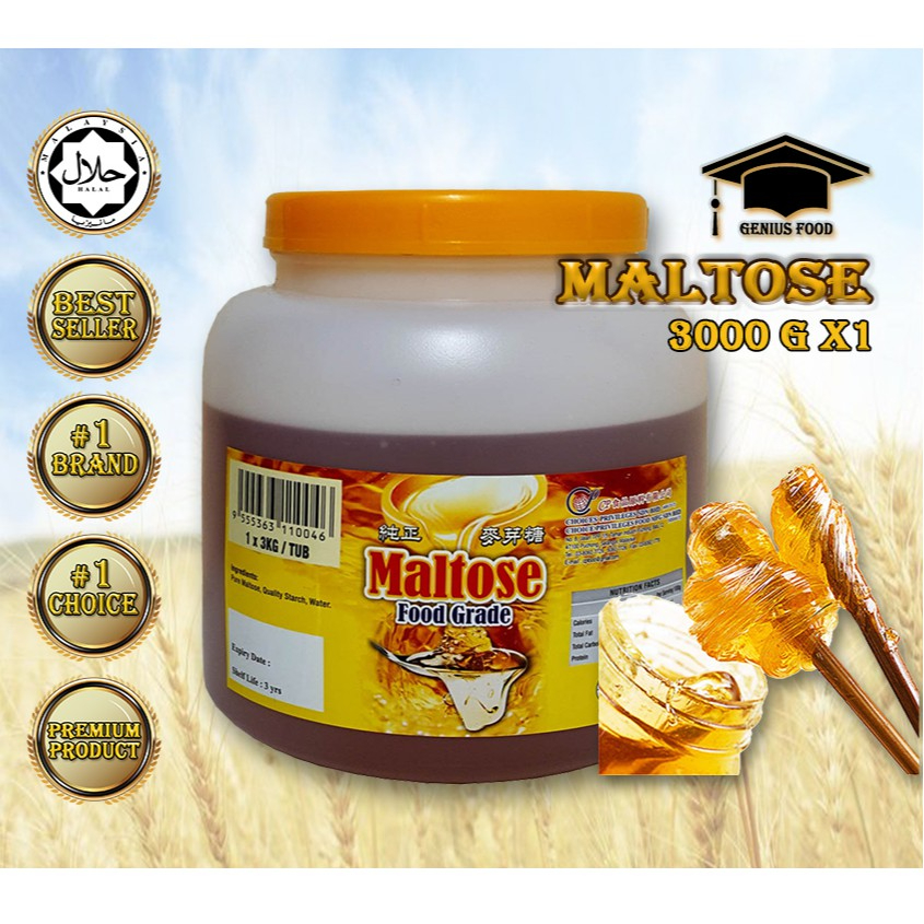 Genius Food HALAL Maltosa Premium /Premium Maltose 3000g | Shopee Malaysia