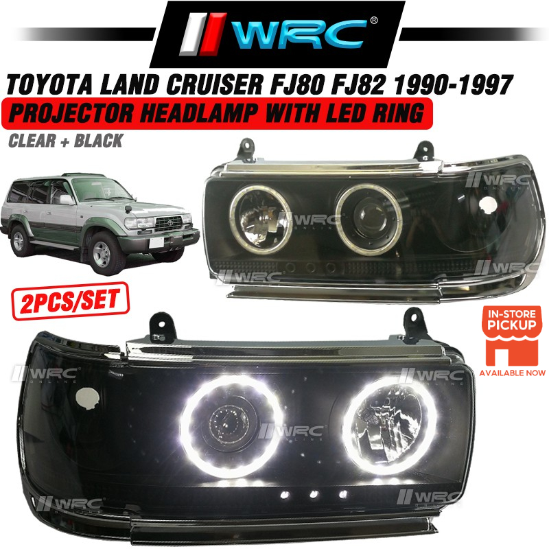 Toyota Land Cruiser FJ80 FJ82 1990 - 1997 Projector Headlamp With Led ...