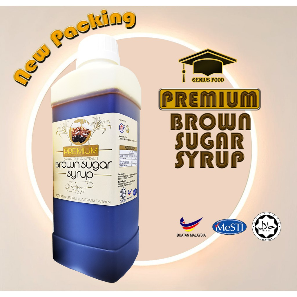 Genius Food Premium Brown Sugar Syrup 1300G | Shopee Malaysia