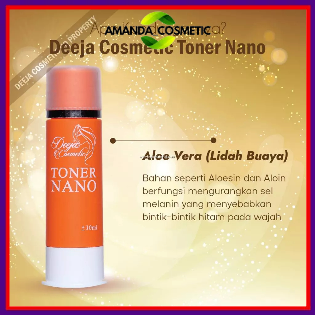 TONER NANO DEEJA 30ML ORIGINAL 100% HQ | Shopee Malaysia