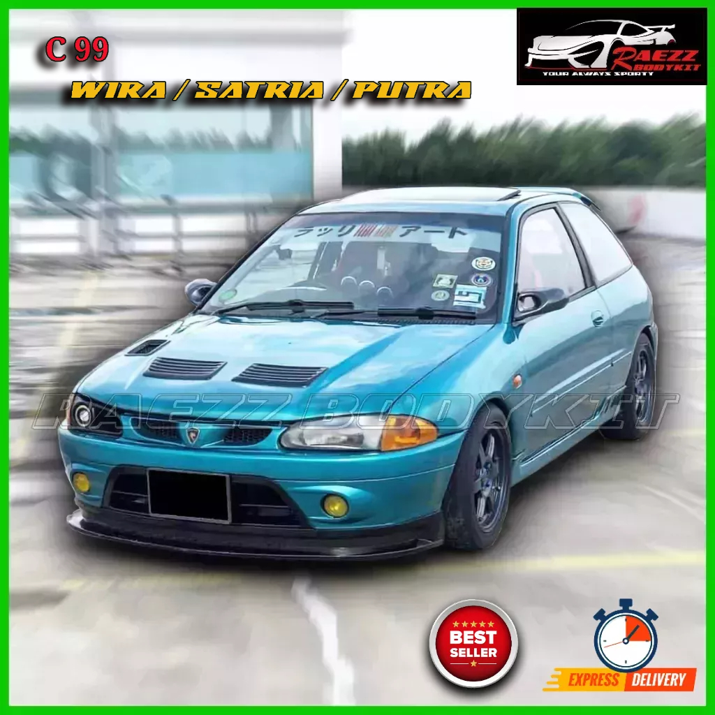 💥Ready Stock💥MDM Proton Satria PU Front Skirt / Getah / Mantap ( WIRA ...