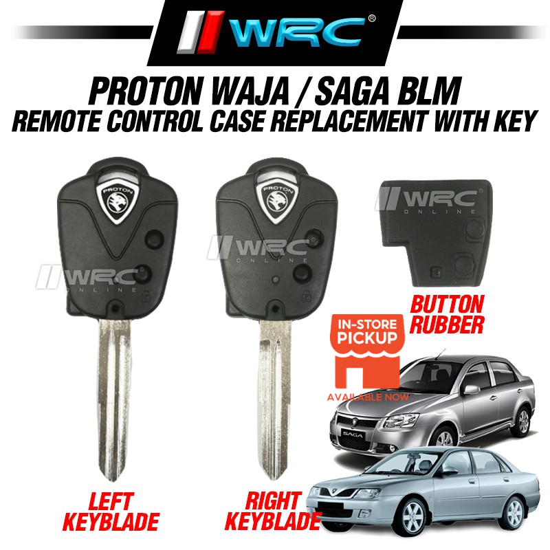 Proton Saga BLM / Waja Remote Control Casing Replacement with Key (1pc ...