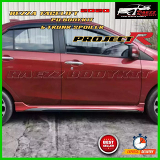 Perodua Bezza Facelift 2020 PU Bodykit + Trunk Spoiler / Project-R_V2 ...
