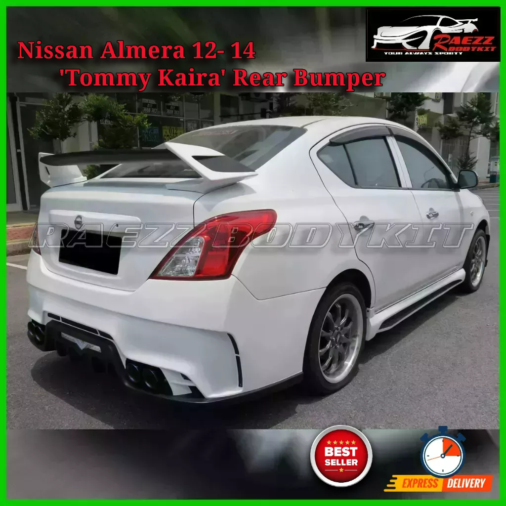 Nissan Almera 12- 14 'Tommy Kaira' Rear Bumper ( Without Paint ...