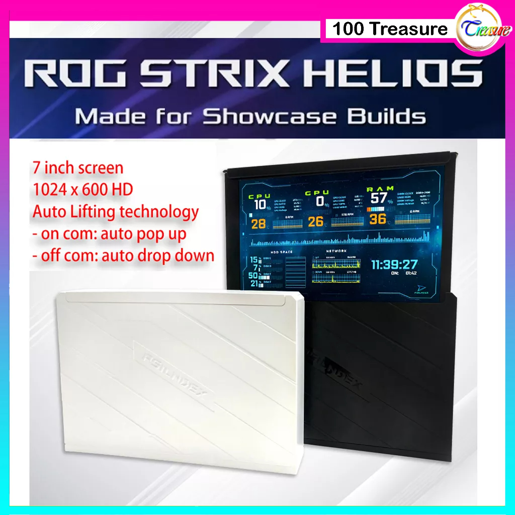 Preorder:Asus Rog Strix Helios 7Inch HDMI LCD Screen 1024x600 HD ...