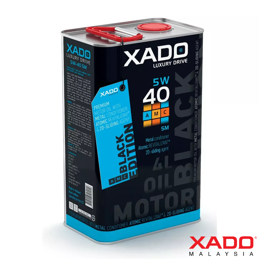 XADO Luxury Drive LX Black Edition 5W40 C3 SM/CF Revitalizant Factor 33 ...