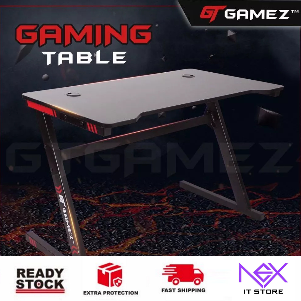 GTGAMEZ Z Series Gaming Table LED Office Desk 120cm | Shopee Malaysia