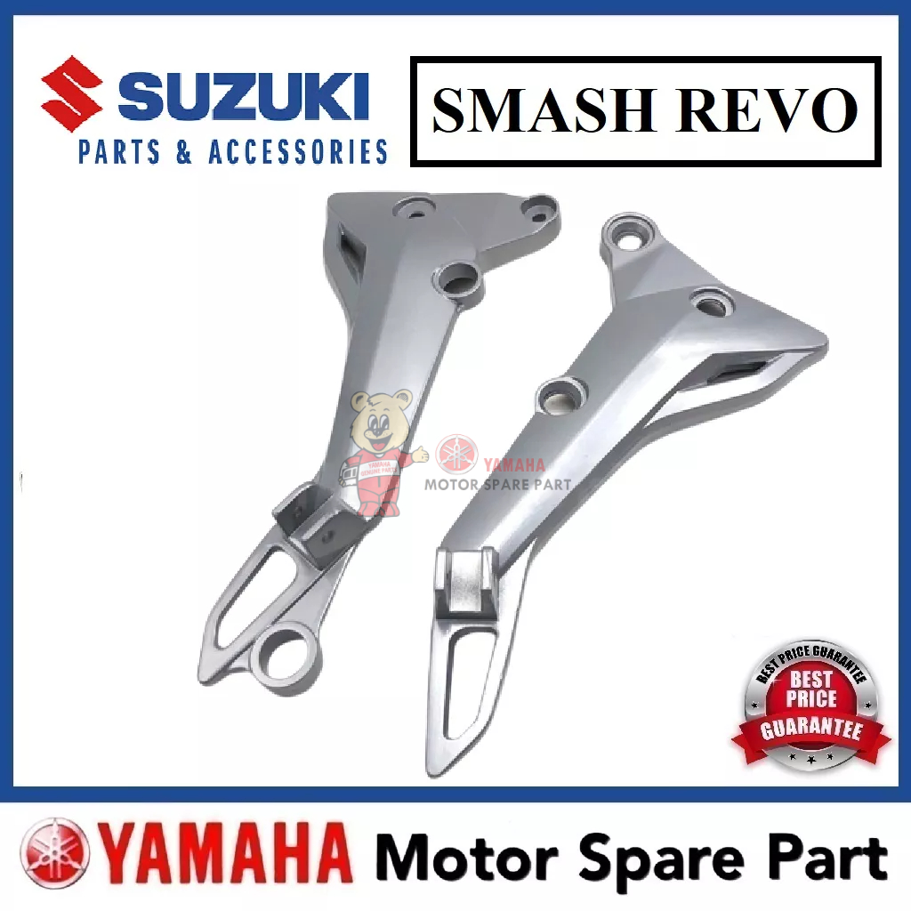 SUZUKI SMASH REVO FOOTREST BRACKET SET 0 COMP ASSY FOOT REST PIJAK ...