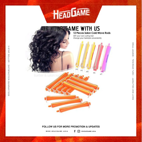 Perm Rods Set With Rubber Bands Hair Rollers For Women Hair Curling ...
