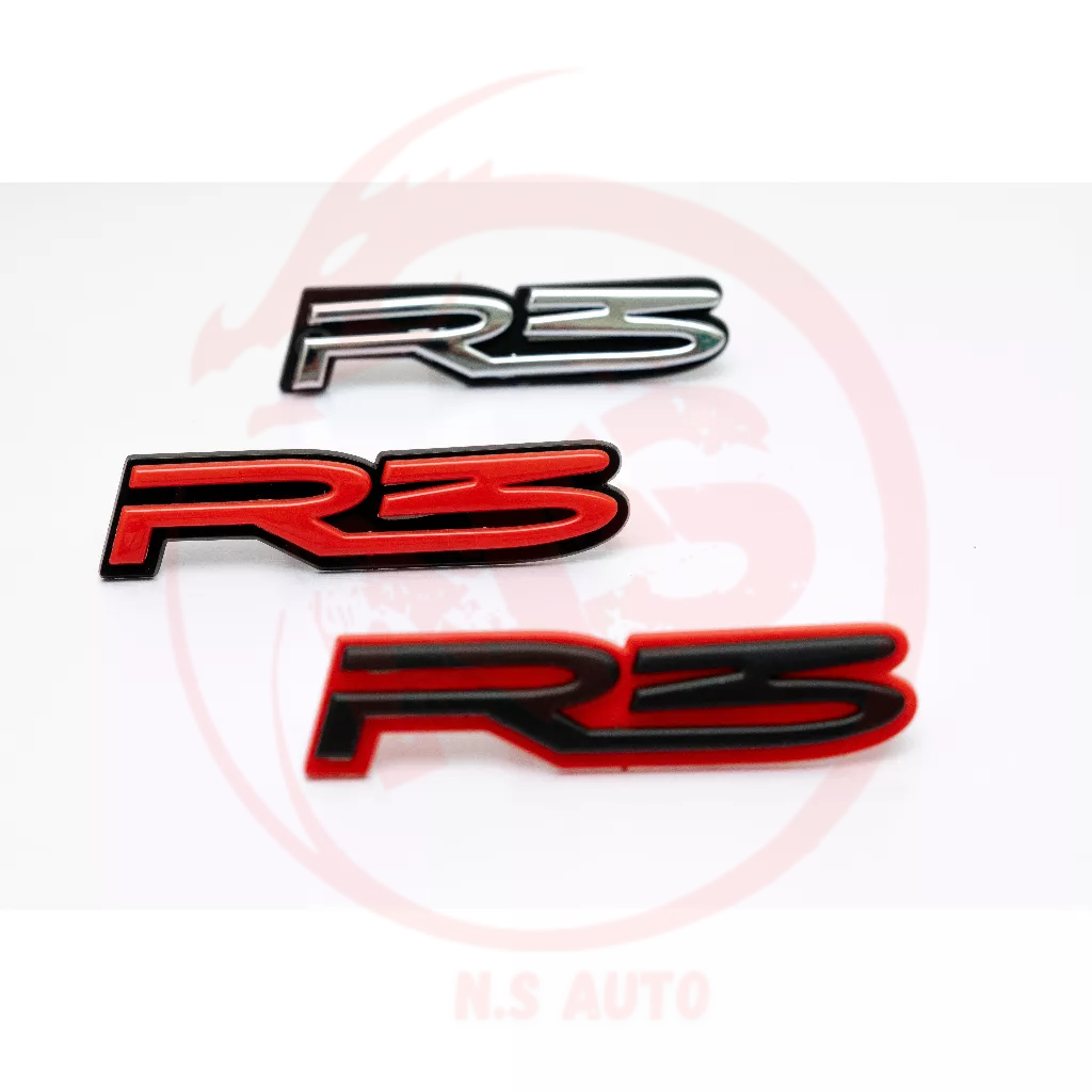 Proton R3 EMBLEM R3 LOGO R3 GRILL COMPLETE BREKET GRILL PERSONA IRIZ Proton Saga Satria gti R3 ...