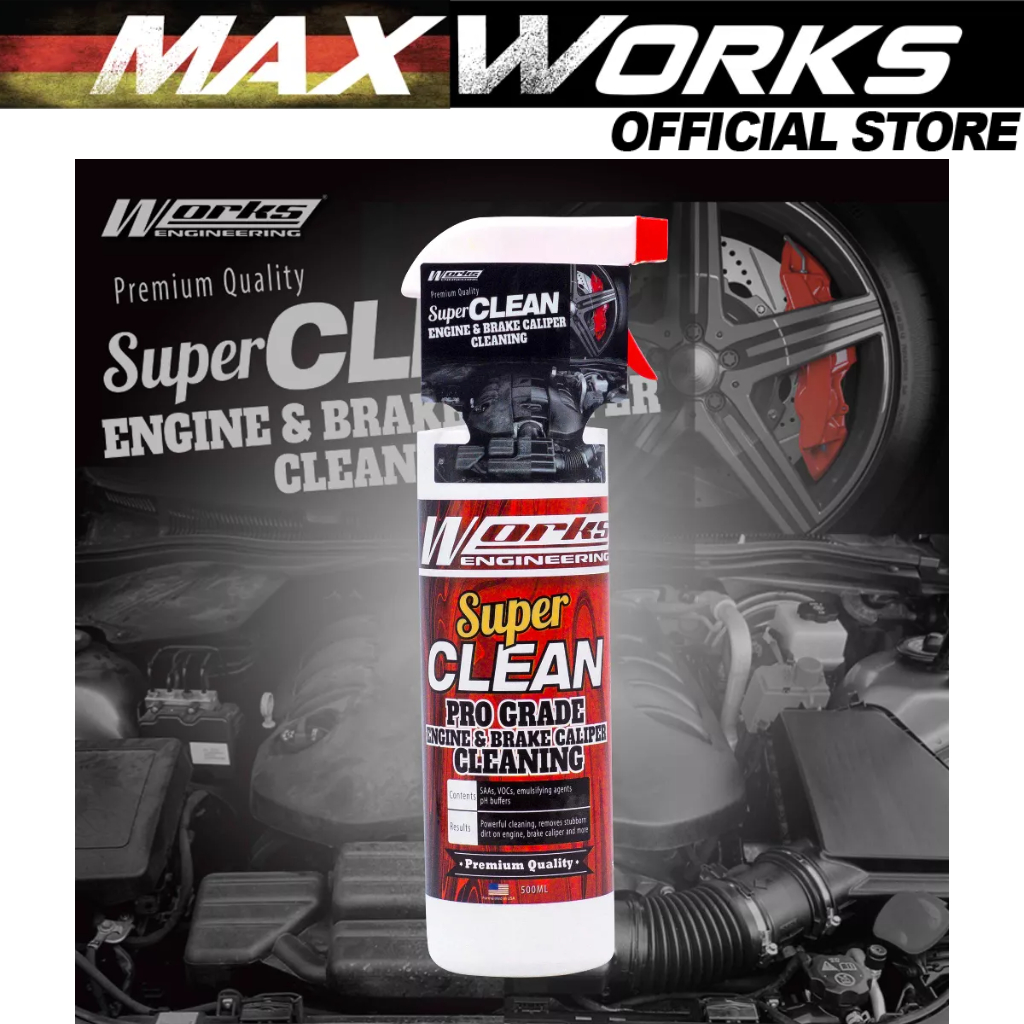 Works Super Clean Pro Grade Engine & Caliper Cleaning Degreaser ...