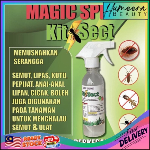 [ready stock] Kitsect spray/spray organik/magic spray | Shopee Malaysia