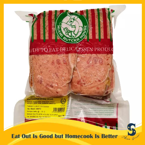 Beef Breakfast Smokey Sliced 1KG/PKT(Above RM130, JB: Free Delivery ...