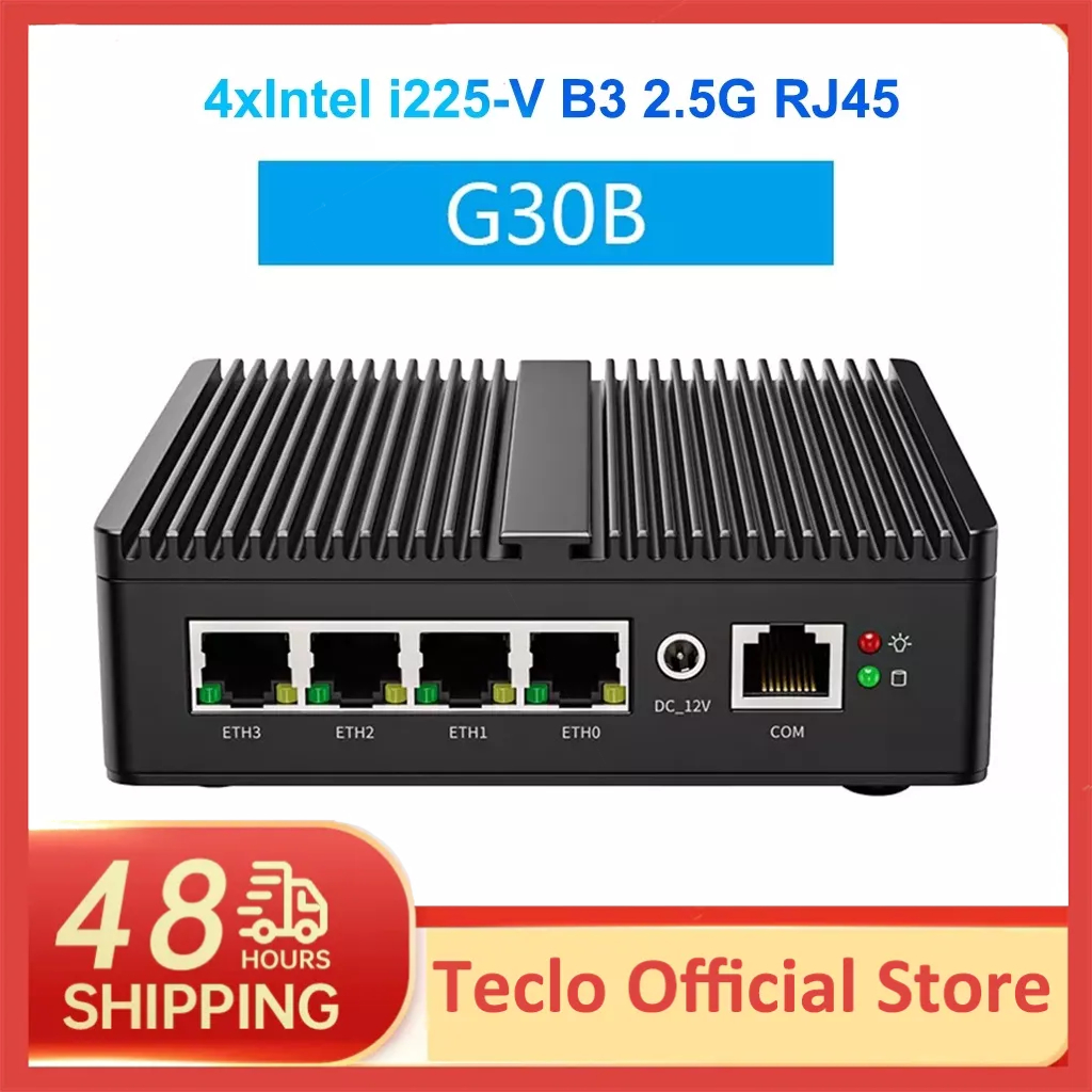 G30B 11th Gen N5105 N5000 Soft Router 4 Intel i225 2.5G LAN pfSense ...