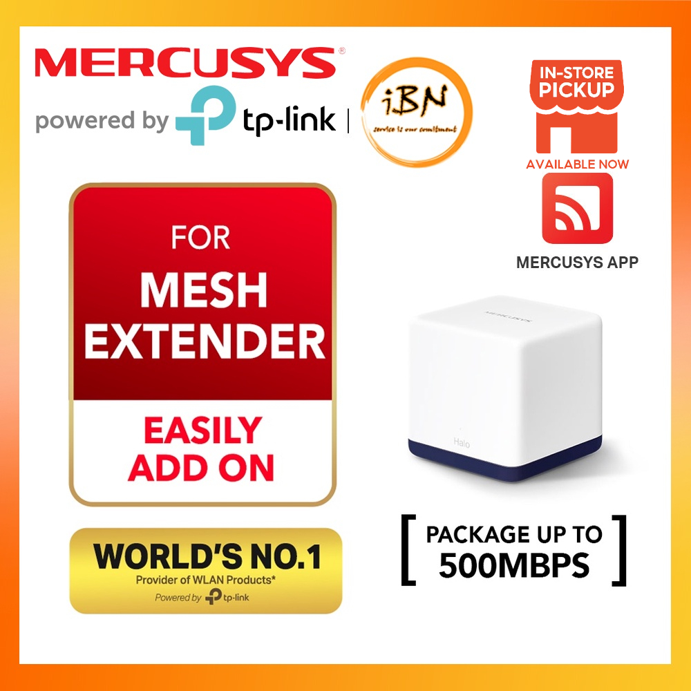 Mercusys AC1900 Gigabit Dual Band Mesh WiFi Router System Support Unifi ...